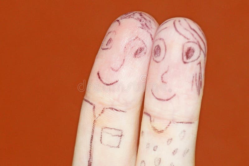 A pair of fingers. stock photo. Image of concept, together - 99886198