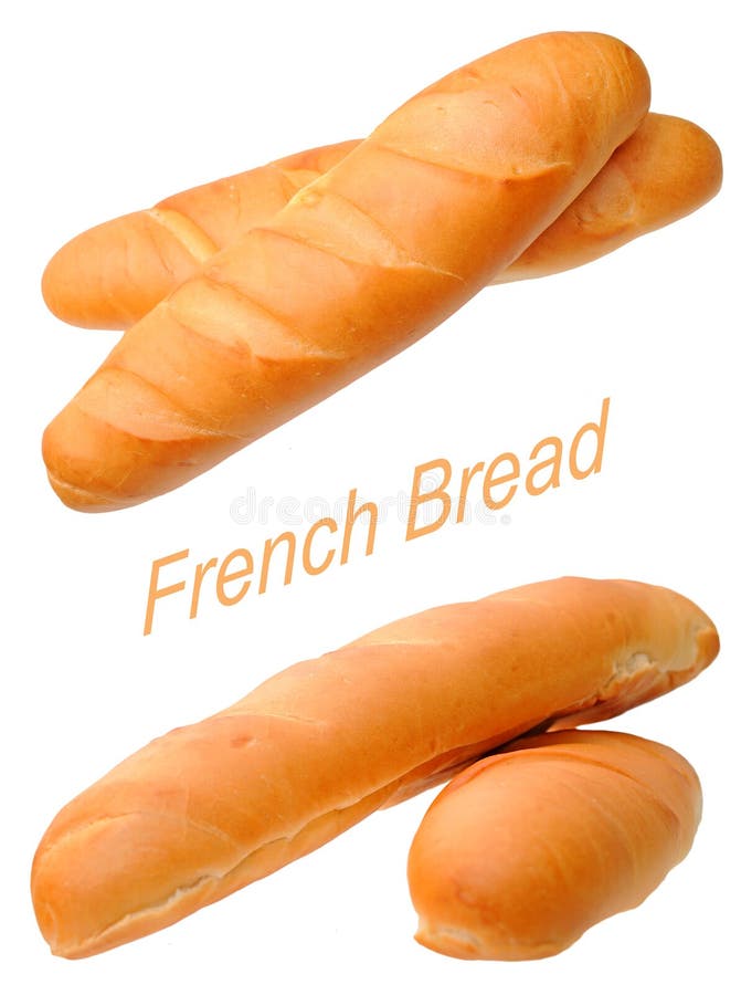 A pair of French bread stock image. Image of bake, isolate - 29196865