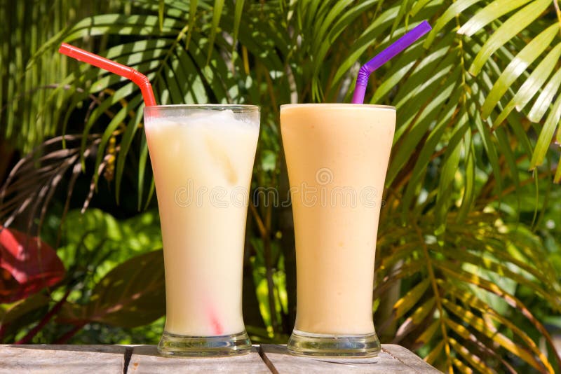 Exotic fruit drink shake editorial stock photo. Image of cocktail ...