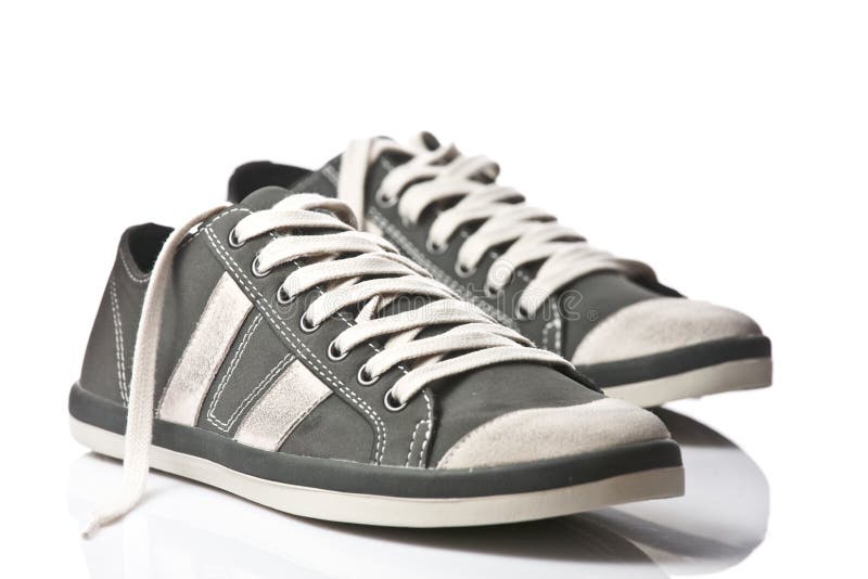 A pair of generic sneakers stock image. Image of tennis - 5452259