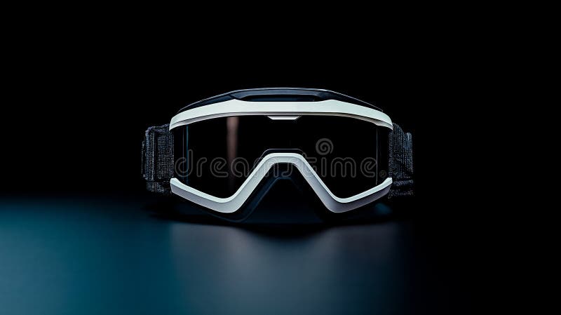 A Pair of Goggles Sitting on a Table Stock Illustration - Illustration ...
