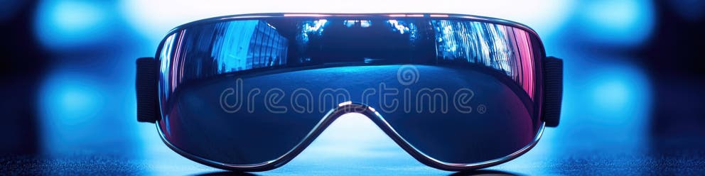 A Pair of Goggles Sitting on a Table, Ready for Use Stock Photo - Image ...