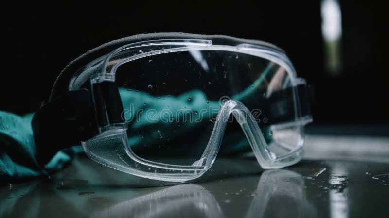Ski or Goggles on the Table Stock Illustration - Illustration of active ...