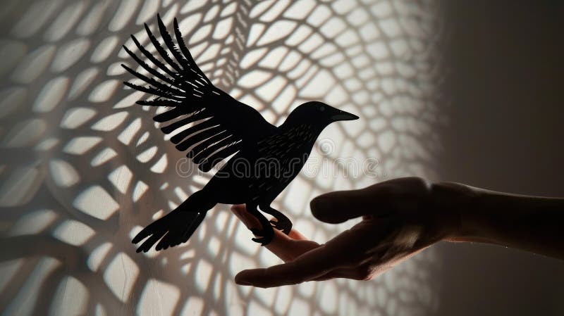 Shadow Bird Hands Stock Illustrations – 112 Shadow Bird Hands Stock ...
