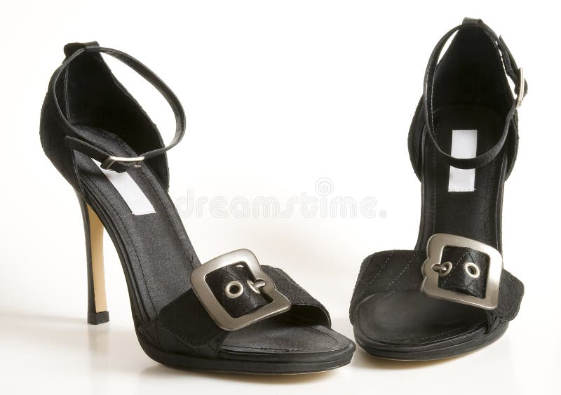 A Pair of High Heel Sandals Stock Image - Image of leather, beauty: 5402629