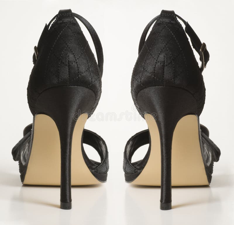 A Pair of High Heel Sandals Stock Photo - Image of pretty, trendy: 5402640