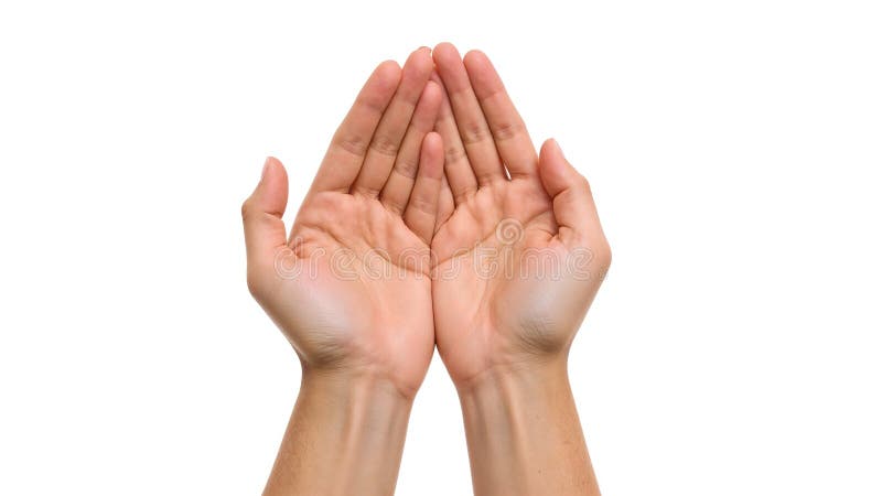 A Pair of Human Hands Held Together in a Cupped Position Stock ...