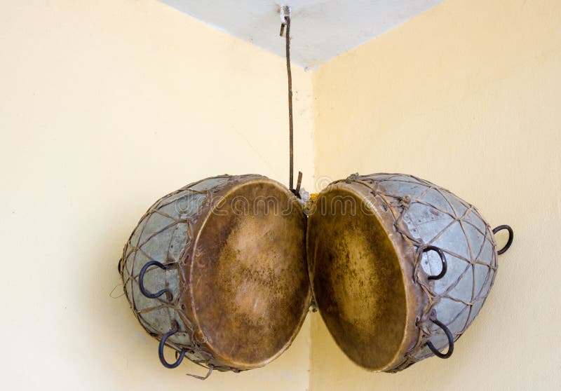 Indian Musical Instrument Drums Closeup Stock Photo - Image of hindu ...