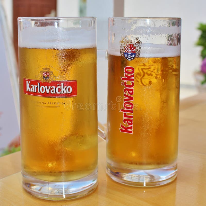 Croatian Beer editorial stock photo. Image of beer, table - 20369313