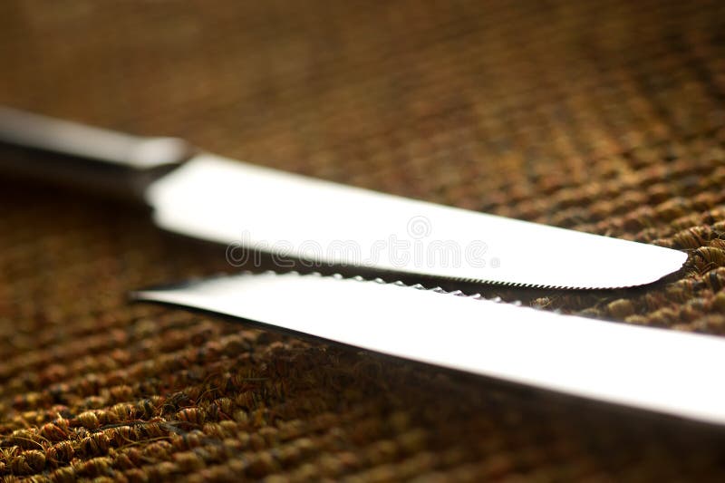 Pair of knives stock image. Image of dining, utensils - 34302623