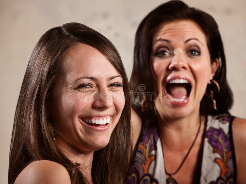Pair of Ladies Laughing stock photo. Image of communication - 27022938