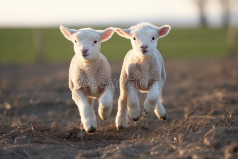 Frolicking Lambs Stock Photos - Free & Royalty-Free Stock Photos from ...