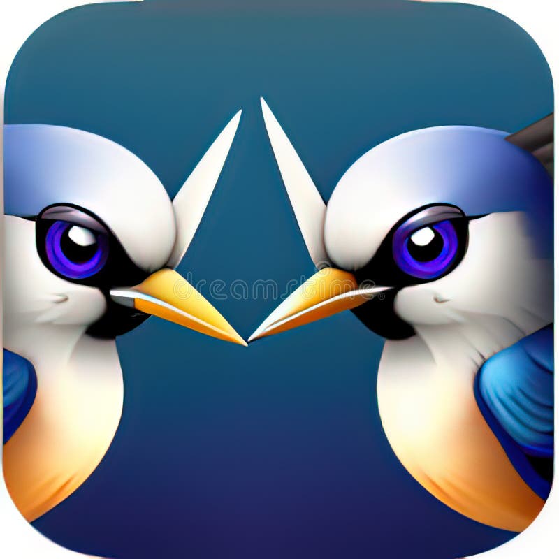 Pair Matching Software App Style Icon. Generative AI. Stock ...