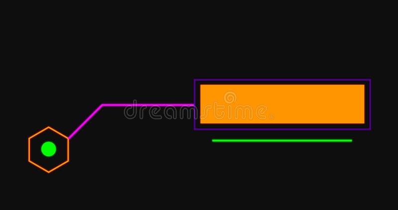 Pair of Modern Lower Third with Empty Copy Space for Writing Custom ...