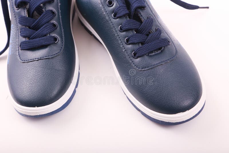 Blue Shoe stock photo. Image of reflection, isolated - 117509192