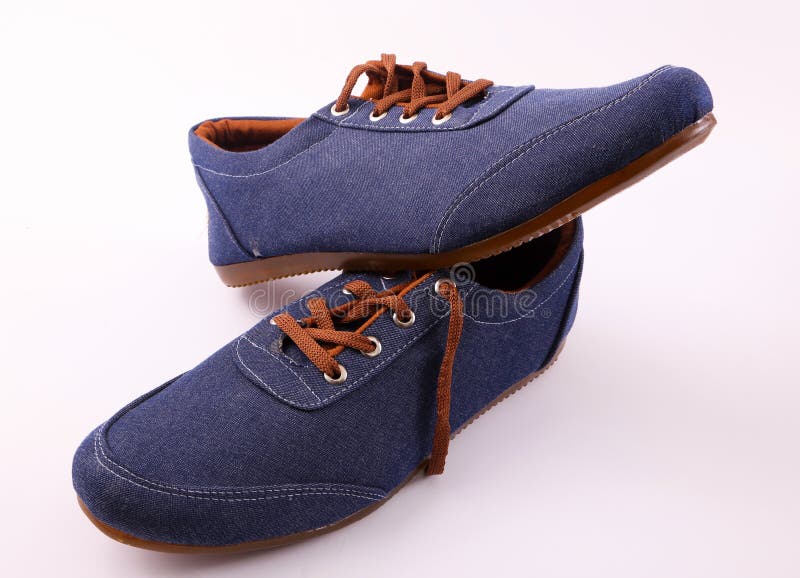 Blue Shoe stock photo. Image of blue, business, pair - 117915570