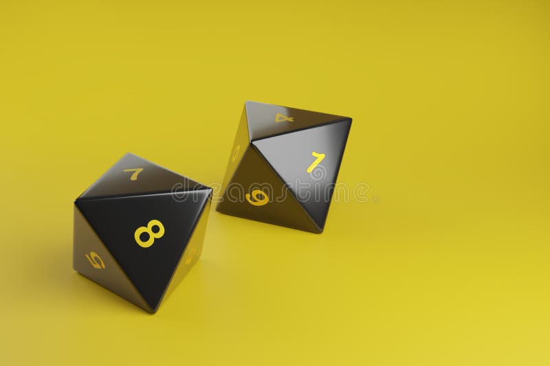 Dice Octahedron Stock Illustrations – 136 Dice Octahedron Stock ...