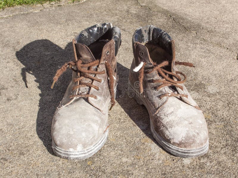 Worn Work Boots Picture. Image: 1994789
