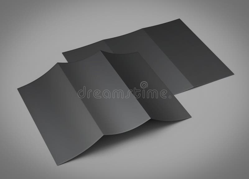 Pair of Open Booklet Templates for Your Design. Stock Illustration ...