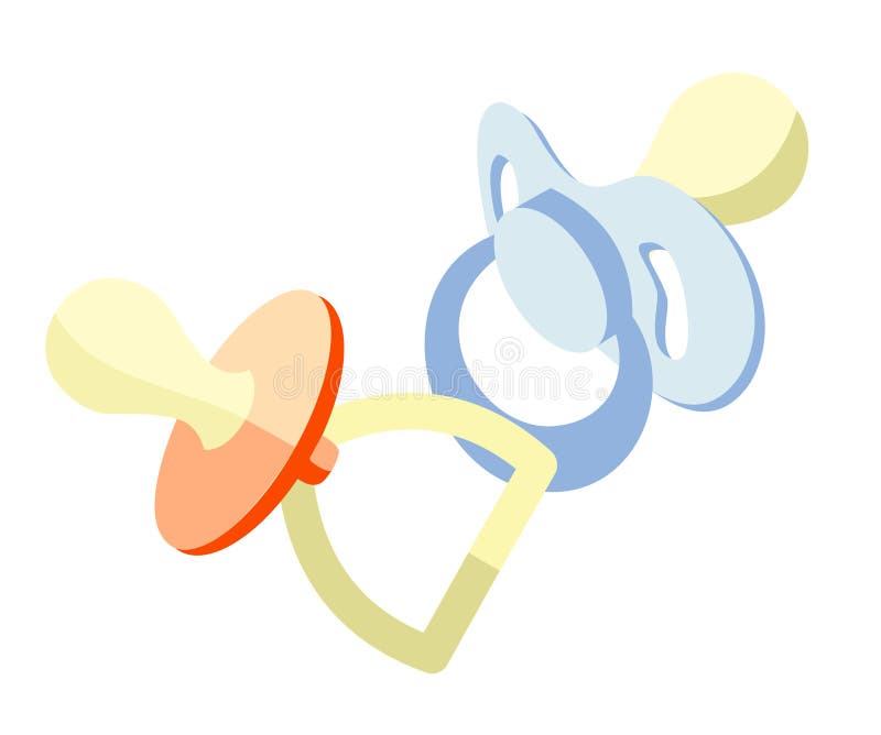 Baby Dummy, Soother, Comforter, Dummy, Pacifier Stock Illustration ...