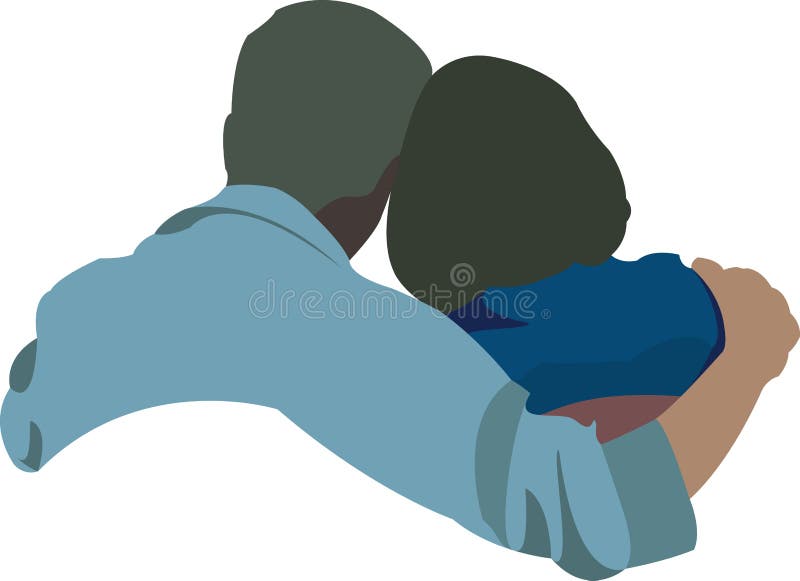 Pair of People Dazzled from Behind Pair of People Dazzled from Behind ...