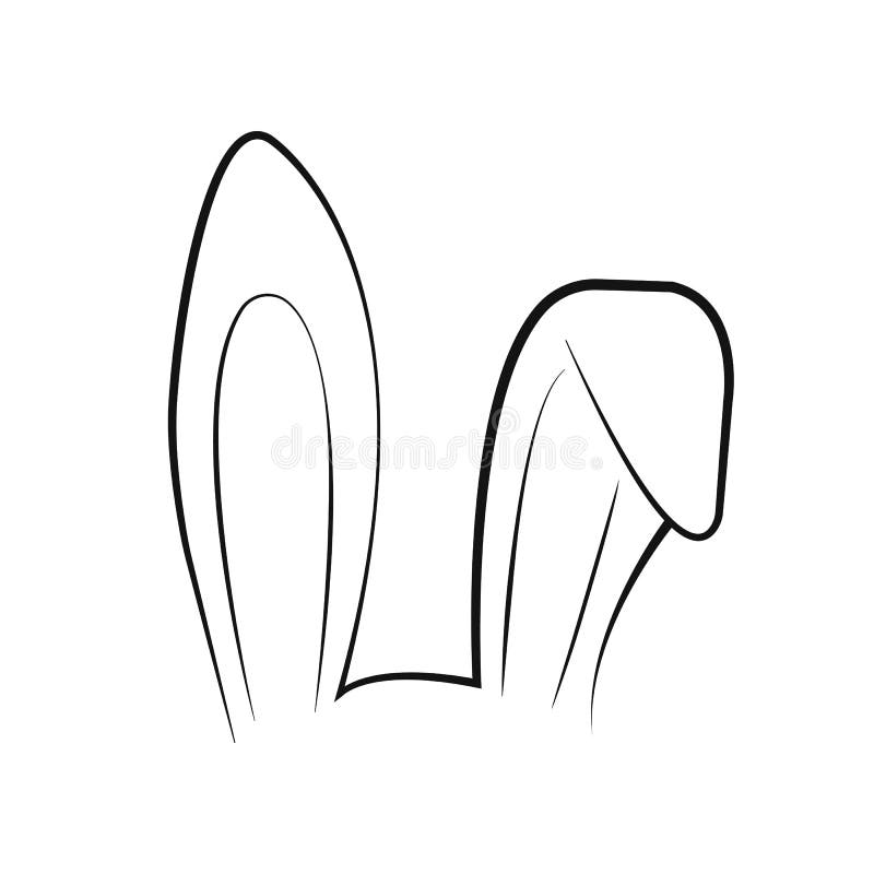 Pair Rabbit Ears Stock Illustrations – 621 Pair Rabbit Ears Stock ...