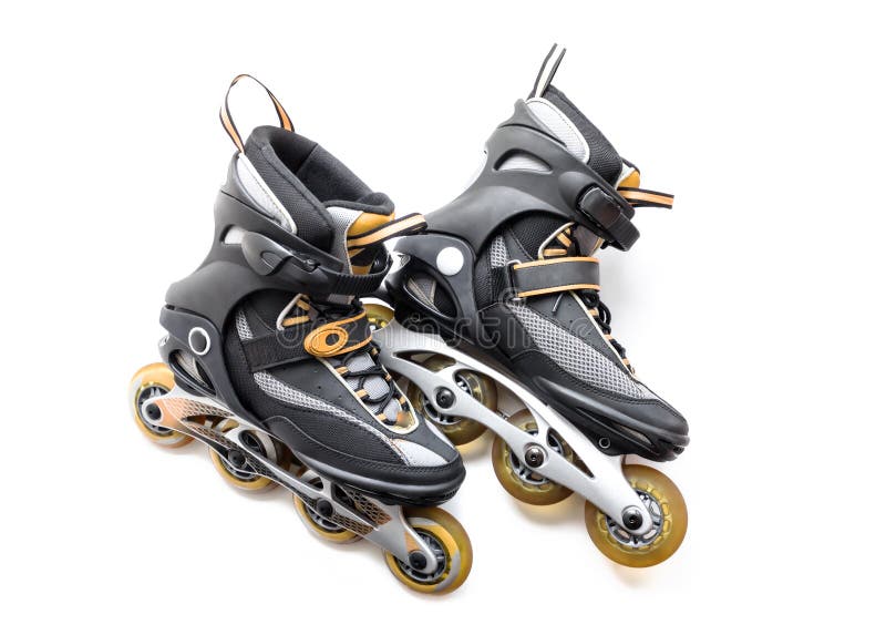 Green Roller Skate Side View Stock Photo - Image of pair, horizontal ...