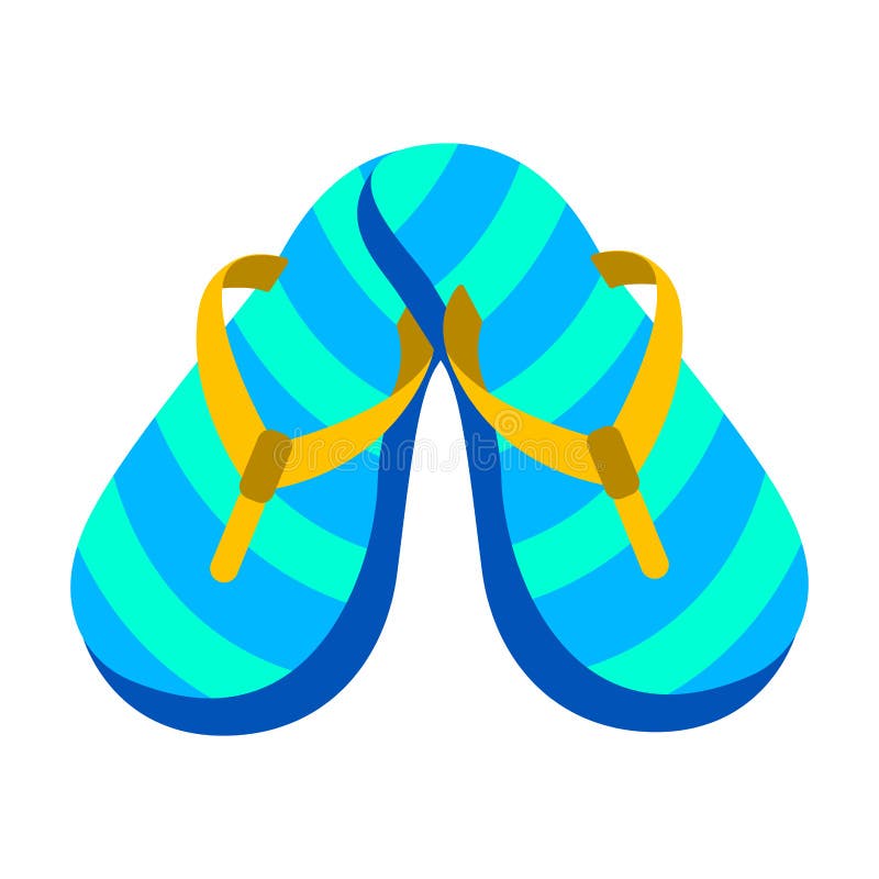 Pair of sandas stock vector. Illustration of fashion - 113331461