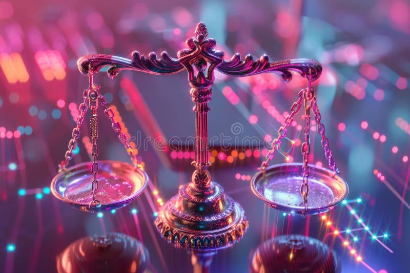 A Pair of Scales Sitting on a Table, Perfect for Weighing and Measuring ...