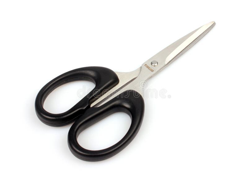 Pair of scissors stock photo. Image of closeup, metal - 40877104