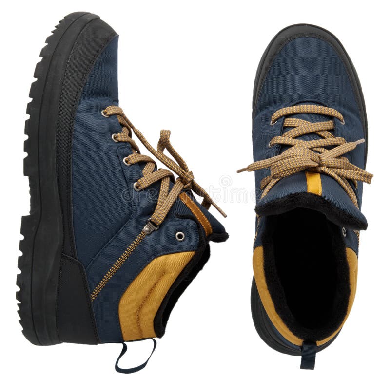 Pair of Shoes Isolates on White Background Stock Photo - Image of ...