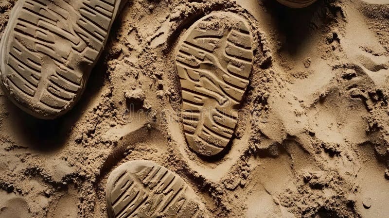 A Pair of Shoes that are in the Sand Stock Photo - Image of beige, pair ...