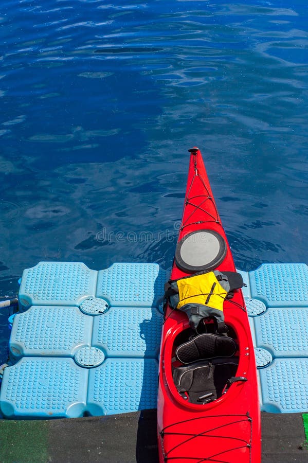 A Pair of Single Kayaks in a Row 02 Stock Photo - Image of outdoors ...