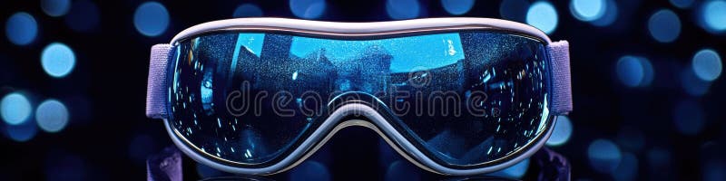 A Pair of Ski Goggles Sitting on a Table, Ready for Use Stock ...