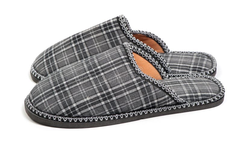 Pair of home worn slippers stock image. Image of hole - 167649839