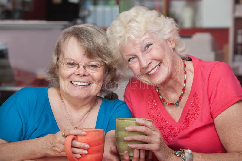 Three Beautiful Older Women Having Fun Together Stock Photo - Image of ...