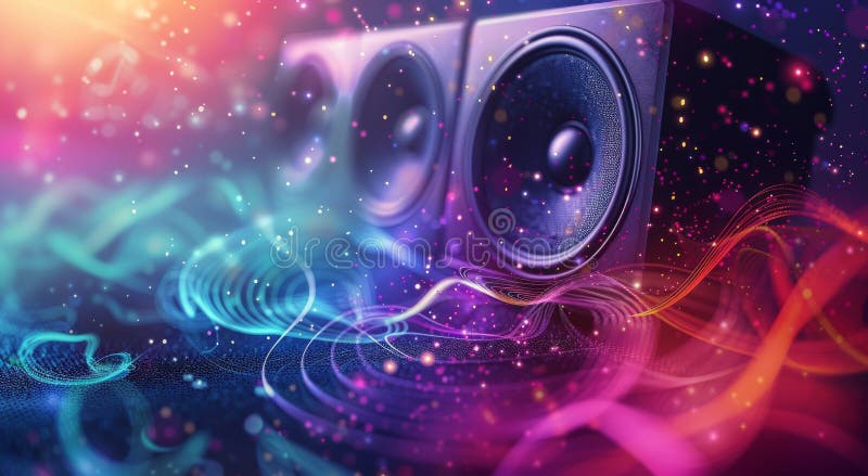 Pair of Speakers on Colorful Background Stock Image - Image of ... Pair of Speakers on Colorful Background Stock Image - Image of ...