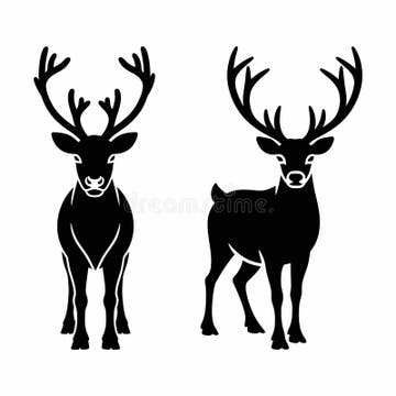 Reindeer Side Stock Illustrations – 1,572 Reindeer Side Stock ...