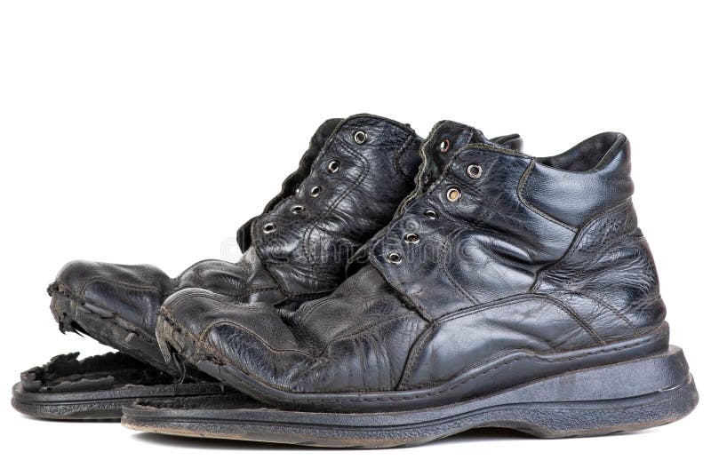 638 Old Torn Boots Leather Stock Photos - Free & Royalty-Free Stock ...