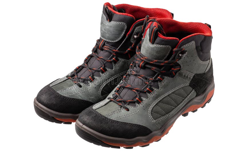 Pair of tracking boots stock photo. Image of equipment - 103864778