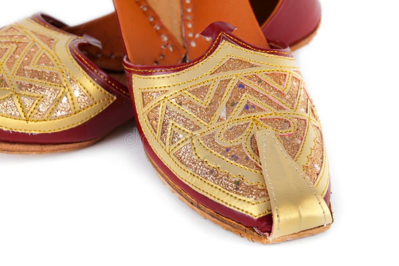 Indian shoes stock photo. Image of glamor, design, indian - 2184604