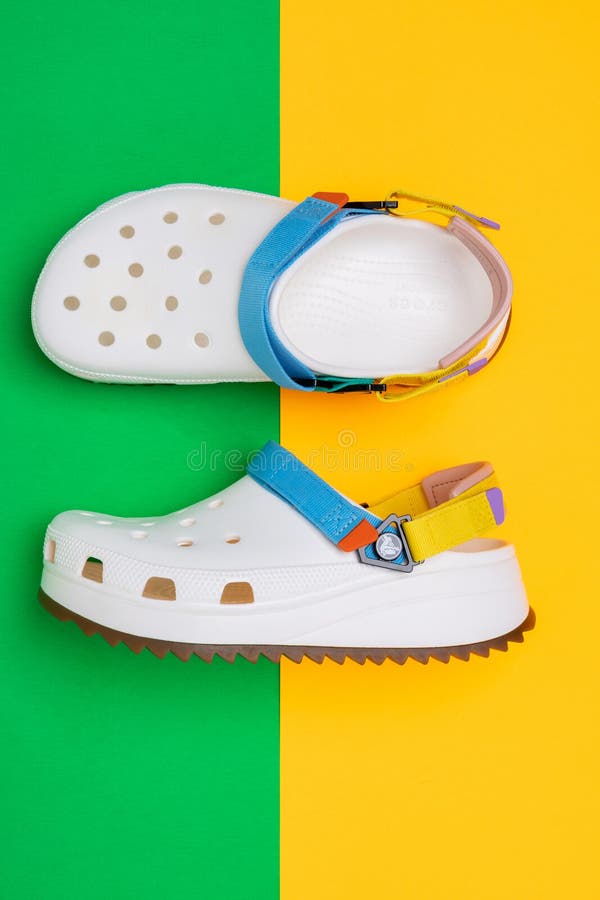 Crocs green stock photo. Image of rubber, sandals, unisex - 97288690