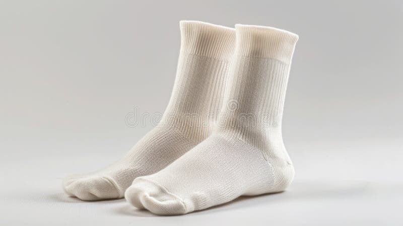 Pair White Socks Lying Clean Floor Stock Photos - Free & Royalty-Free ...
