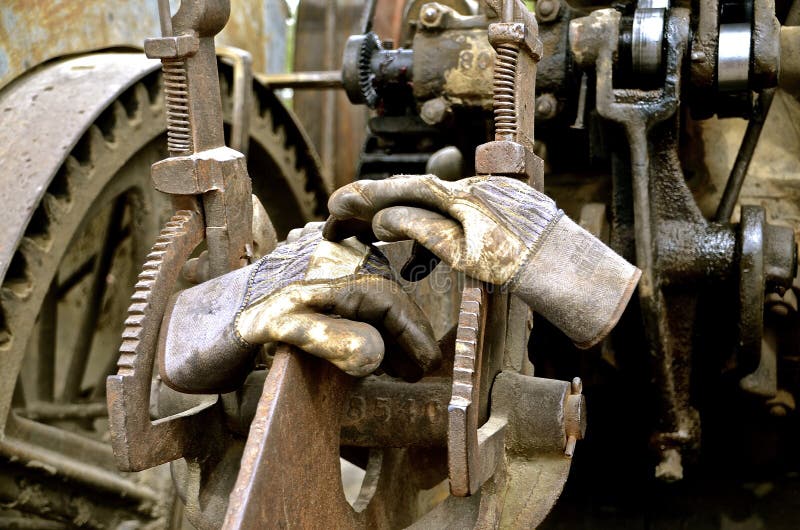 Pair of working gloves stock image. Image of levers, lying - 59017851