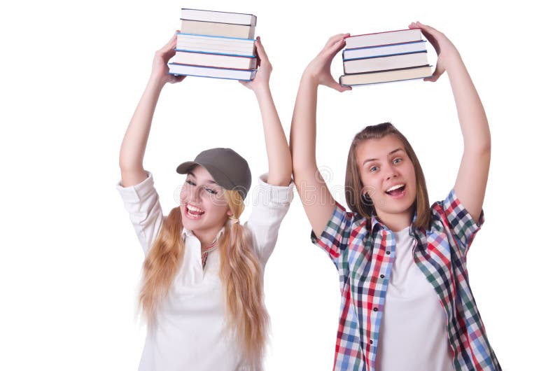 Pair of young students stock photo. Image of learn, knowledge - 33680678