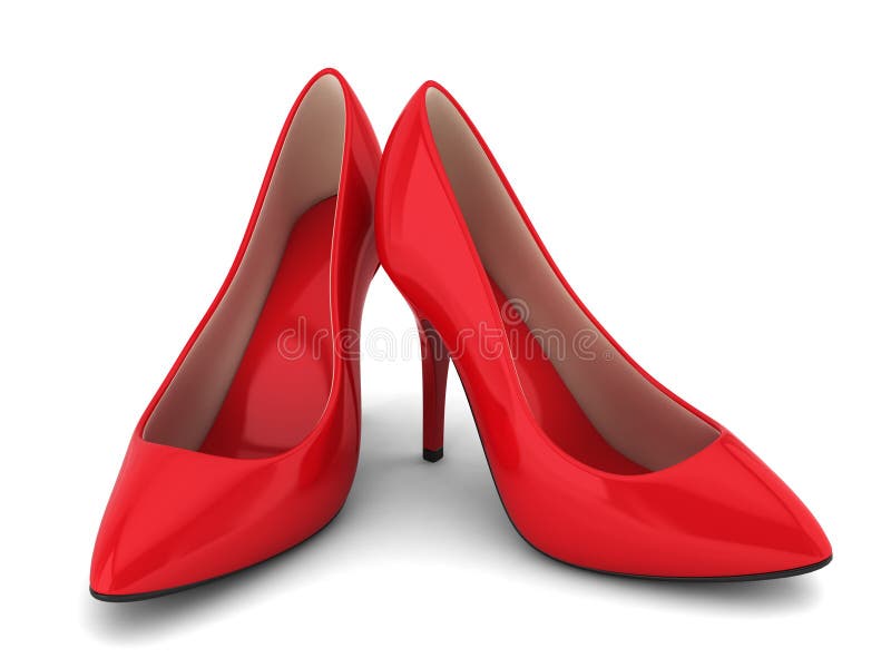 Une Paire De Chaussures à Talons Hauts Illustration Stock ...