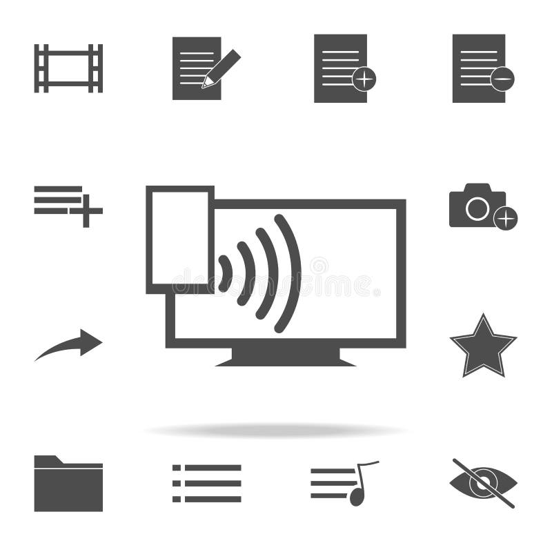 Pairing To Phone Icon or Logo in Pastel Color Stock Vector ...