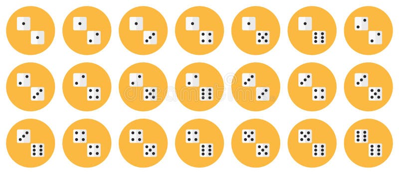 All Combinations Dice Stock Illustrations – 17 All Combinations Dice ...