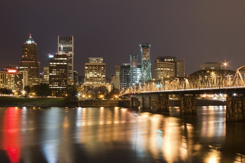 Paisagem De Portland, Oregon, EUA. Imagem de Stock - Imagem de cidade ...