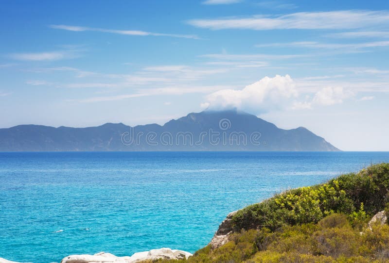 Paisagem do mar foto de stock. Imagem de cenas, console - 21100016